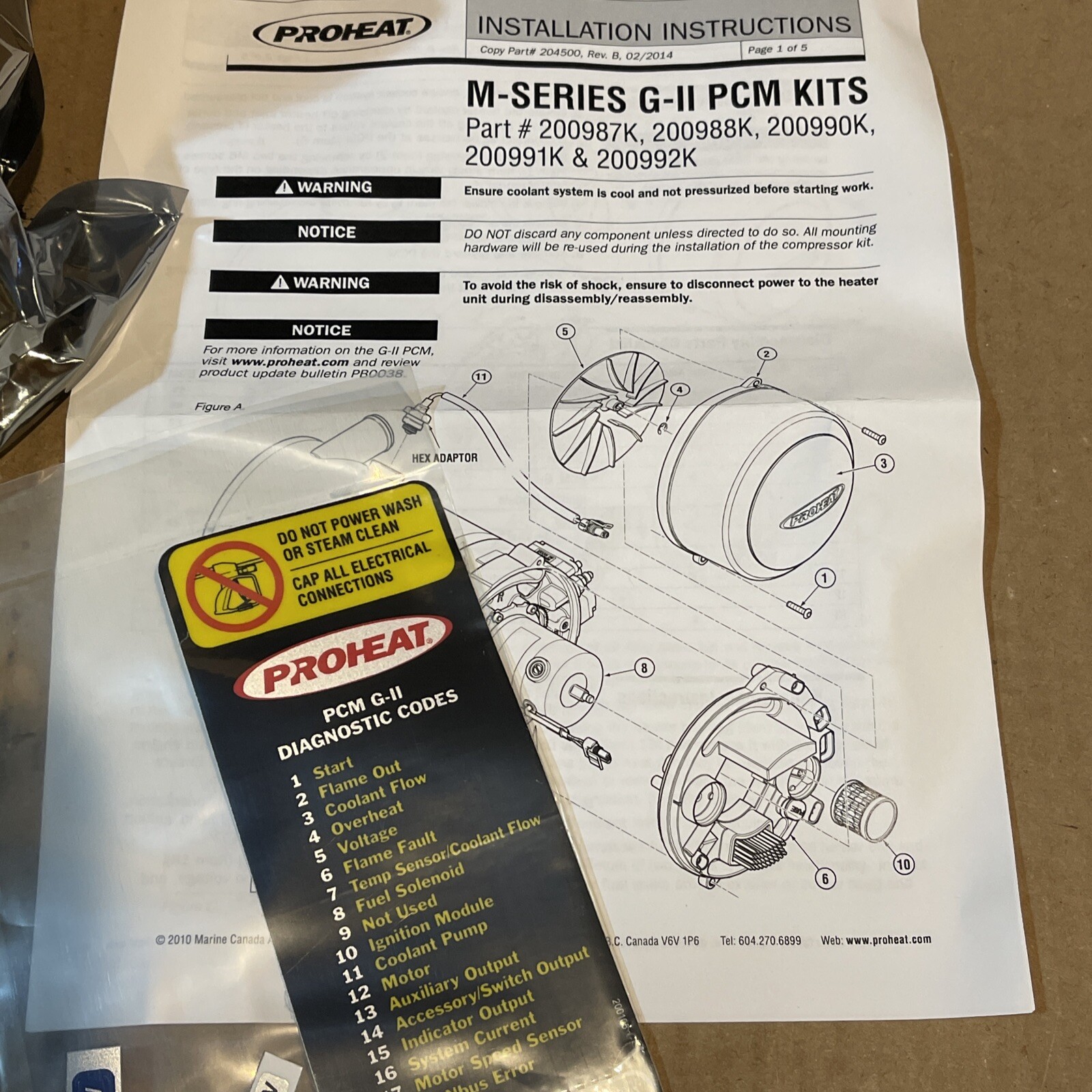 200988K New Genuine ProHeat Control Module for Heat Exchanger | eBay