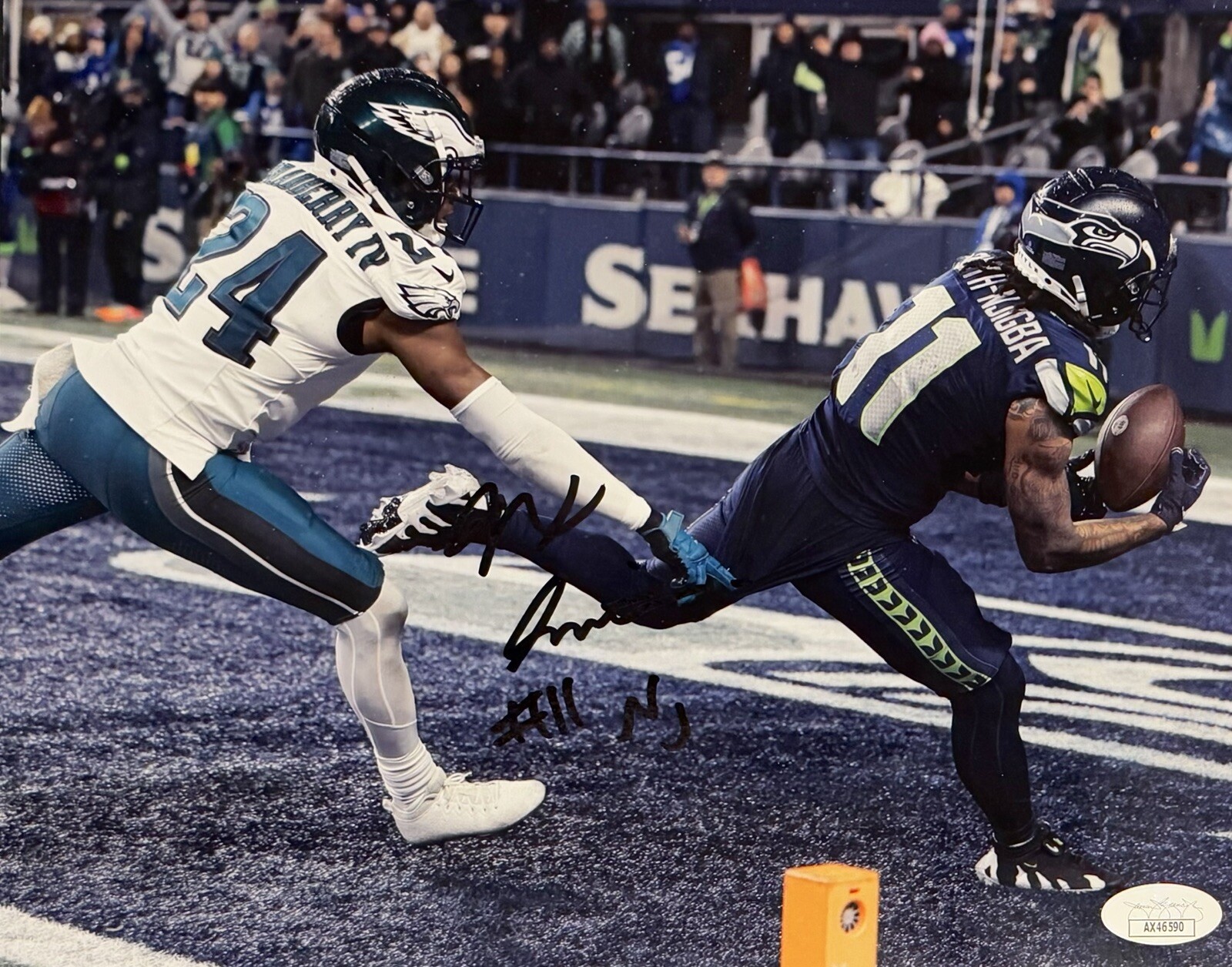 Jaxon Smith Njigba Signed Autographed Seattle Seahawks 8x10 Photo JSA ...
