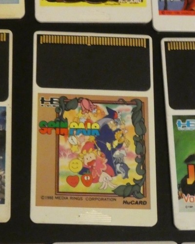 GAME/JEU NEC PC-ENGINE HU-CARD JAPANESE SPIN PAIR SPINPAIR HE SYSTEM ...