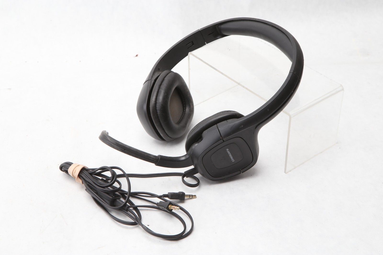 Plantronics A355 Headset Headphones with Microphone Black C31 | eBay