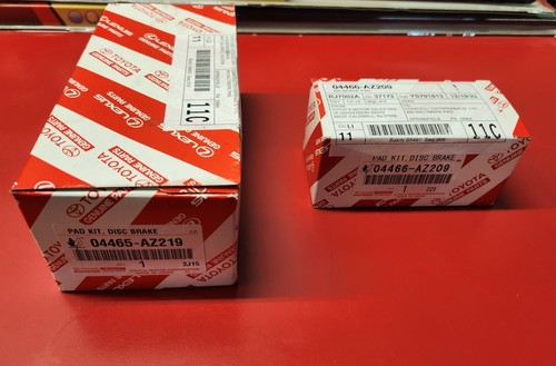 2011-2016 Sienna Front & Rear Genuine OEM Brake Pad Set 04465-AZ319 ...