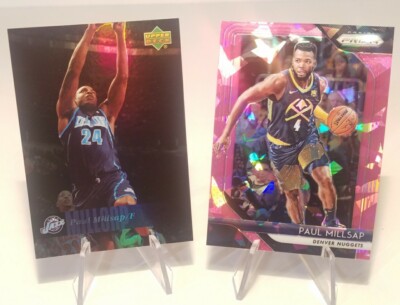 Paul Millsap Rookie 2006-07 UD Reserve | Pink Cracked Ice 2018-19 Prizm ...