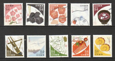 JAPAN 2019 JAPANESE TRADITIONAL COLOR SERIES NO. 3 (WINTER) 84 YEN 10 ...