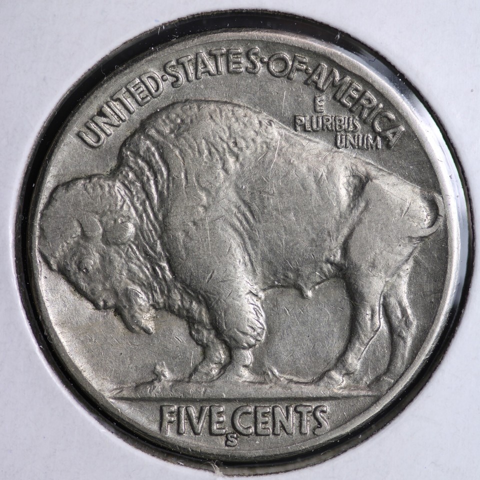 1936-S Buffalo Five Cent Nickel Coin XF B073 | eBay