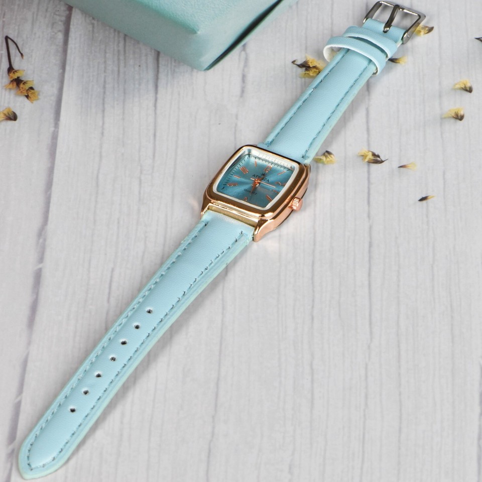 Vintage Women Leatheroid Band Watches Quartz Analog Wristwatch Casual ...