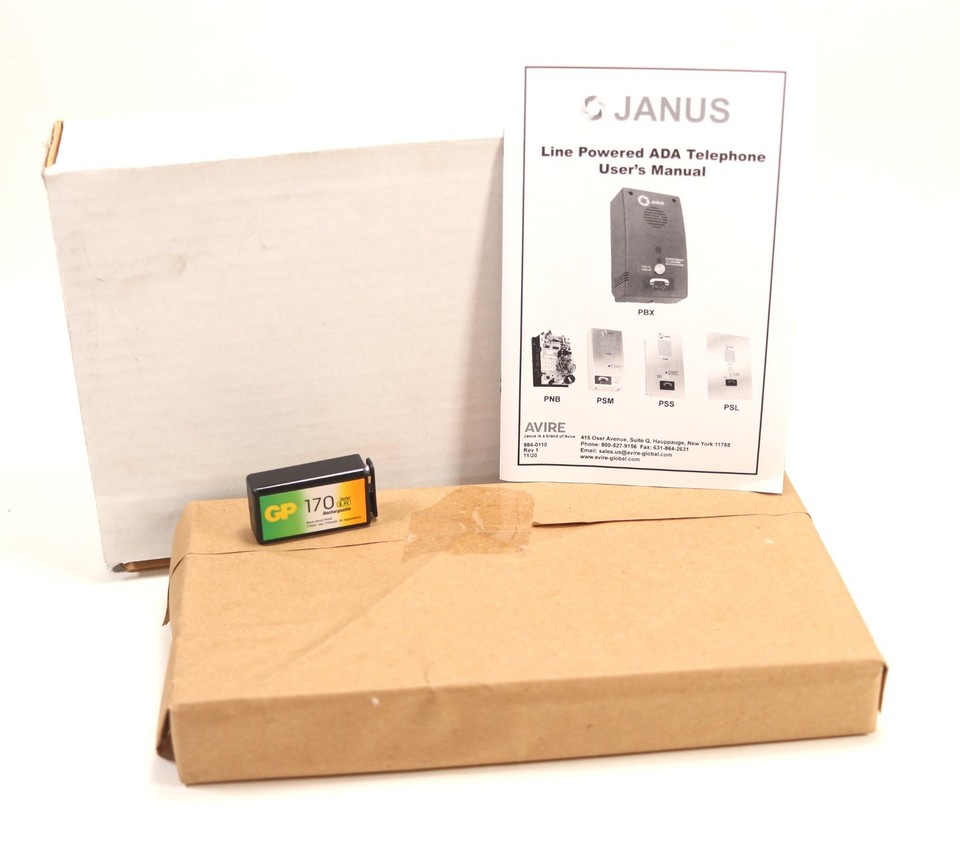 NEW Janus Commercial Elevator Emergency Phone PSM Line Powered ADA Telephone | eBay