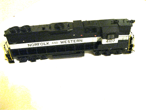 HO Scale Norfolk & Western #4107 Diesel Loco Custom Paint Runs Good KC ...
