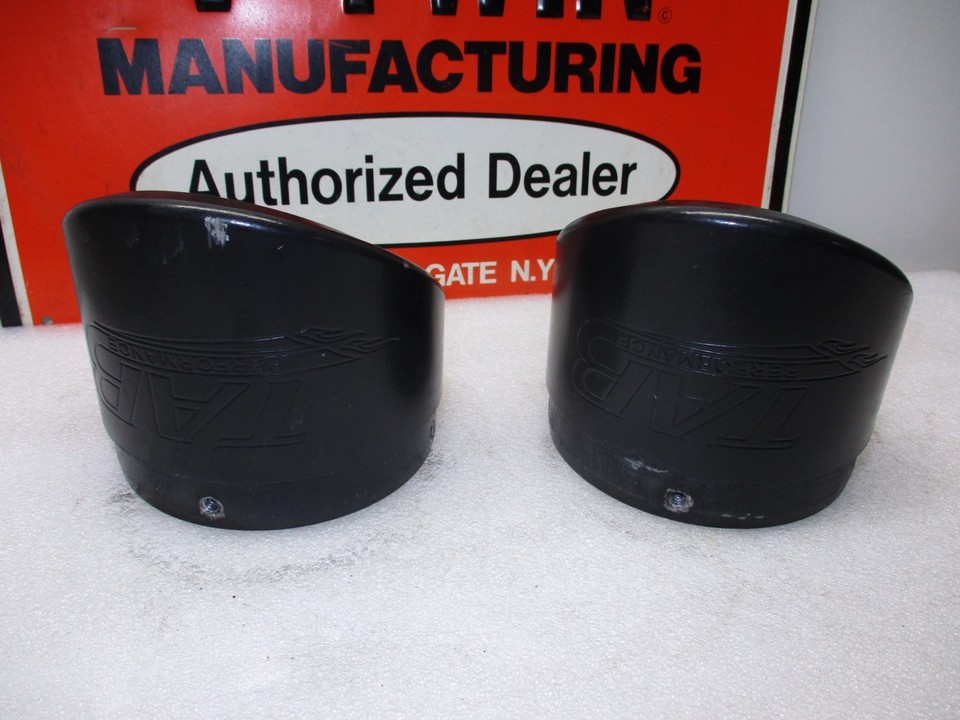 TAB PERFORMACE 5" TIPS END CAPS FOR 50 CAL SLIP ON MUFFLERS SLASH CUT ...