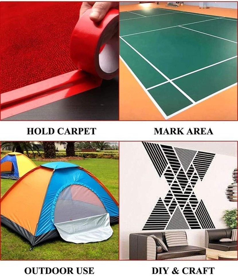 Duct Tape Premium Color Fabric Gaffer Tape Waterproof Cloth Repair Tape ...