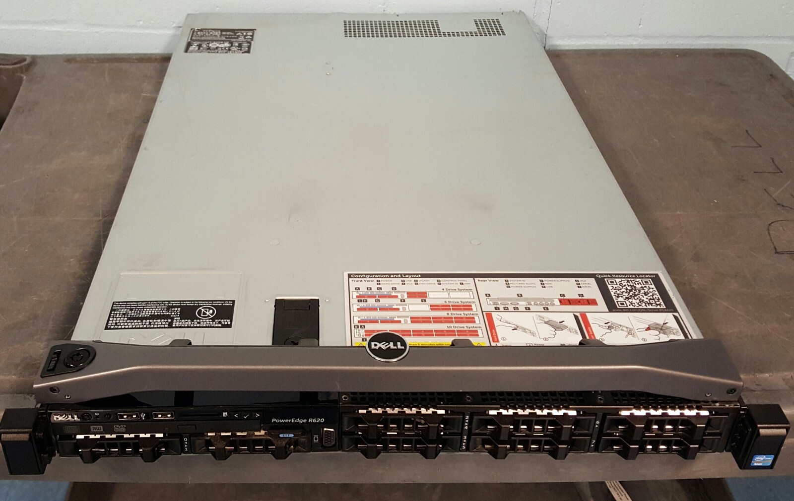 Dell PowerEdge R620 8BAY, 2 Hs, System board h47hh, Idrac Ent, 1xPsu ...