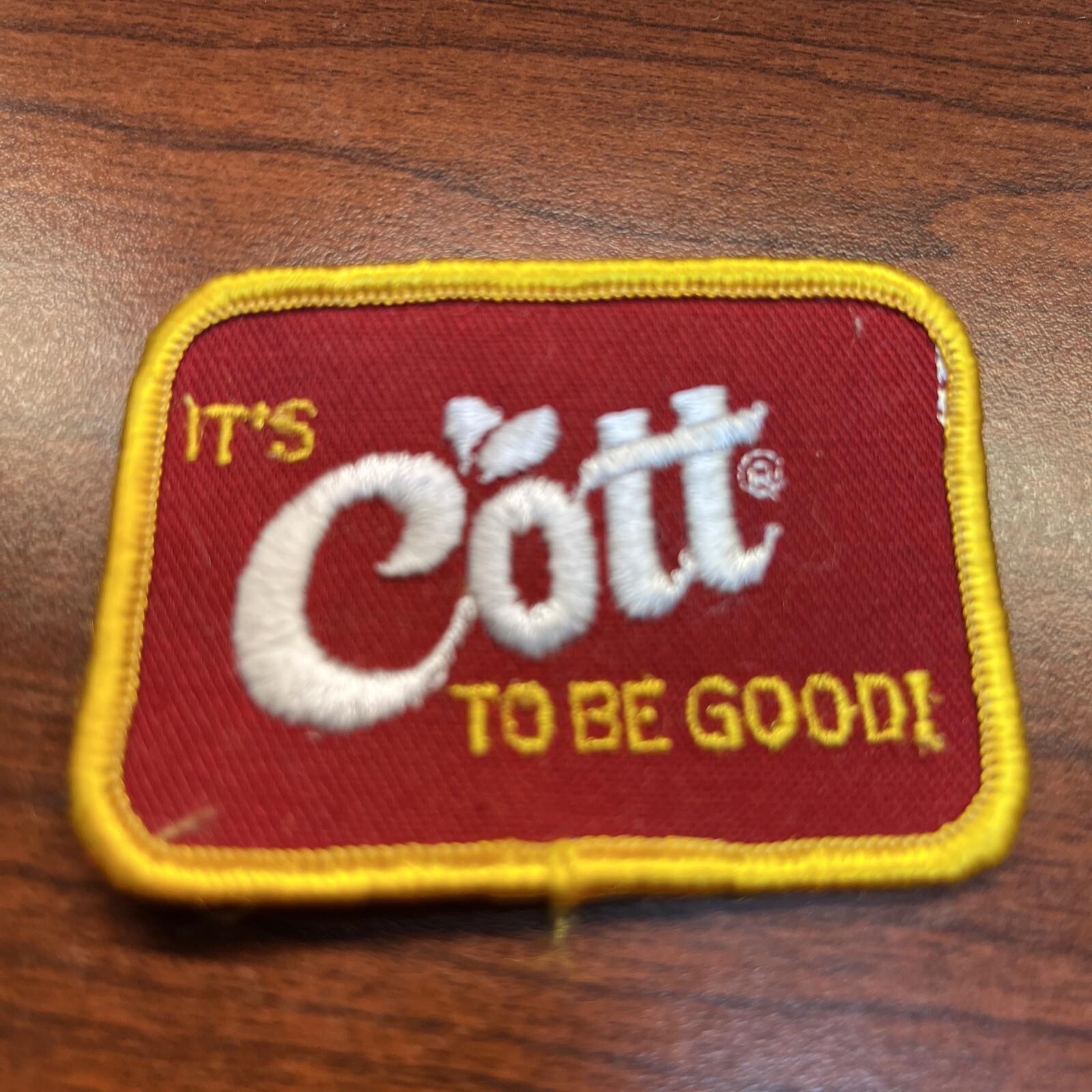 Vintage Original Cott Soda Beverages Advertising Embroidered Cloth ...
