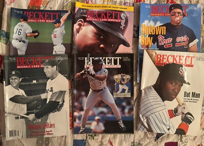 Beckett Baseball Card Magazines 1995 -1996 Lot Of 6 | eBay
