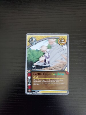 Naruto CCG Weapons of War - Partial Expansion Jutsu - 1st Ed Rainbow ...