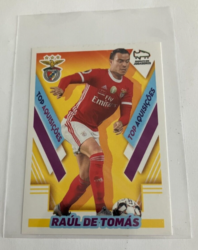 Image Sticker Cromo TOP AQUISICOES n°336 RAUL DE TOMAS BENFICA PANINI ...