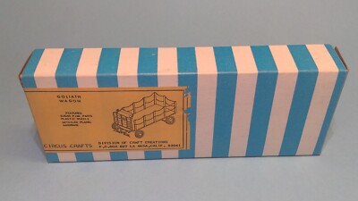 Vintage Circus Crafts #CCW-18, HO Scale Goliath Circus Wagon Kit | eBay
