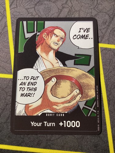 DON!! Card Alt Art - OP02 - Paramount War - One Piece TCG | eBay