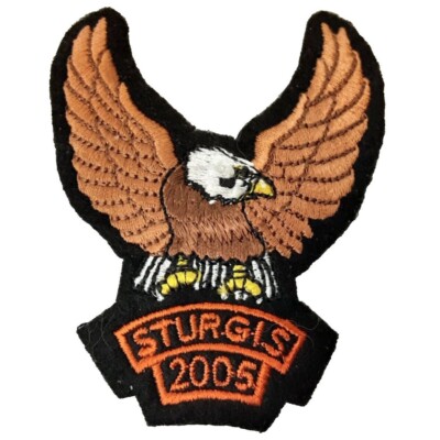 Sturgis Motorcycle Rally Bike Week 2005 Patch Emblem Embroidered South ...