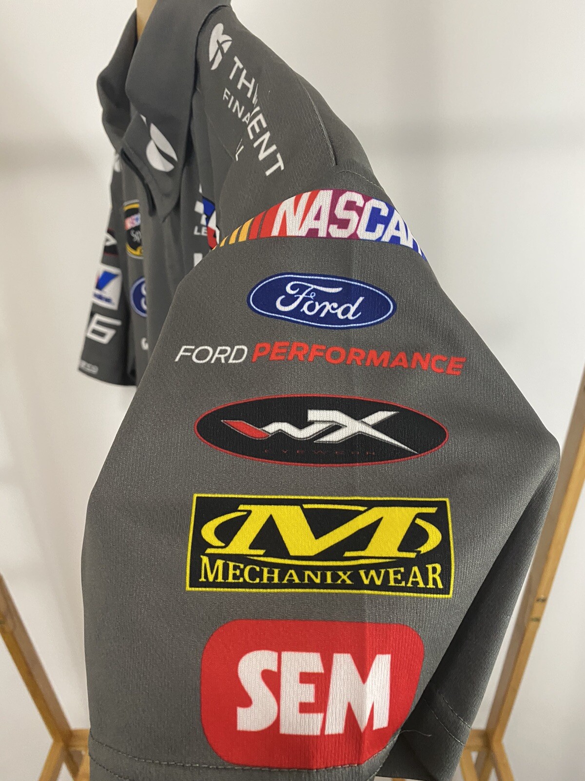 Michael McDowell Thrivent Nascar Sprint Ford Team Issued Pit Crew Shirt ...