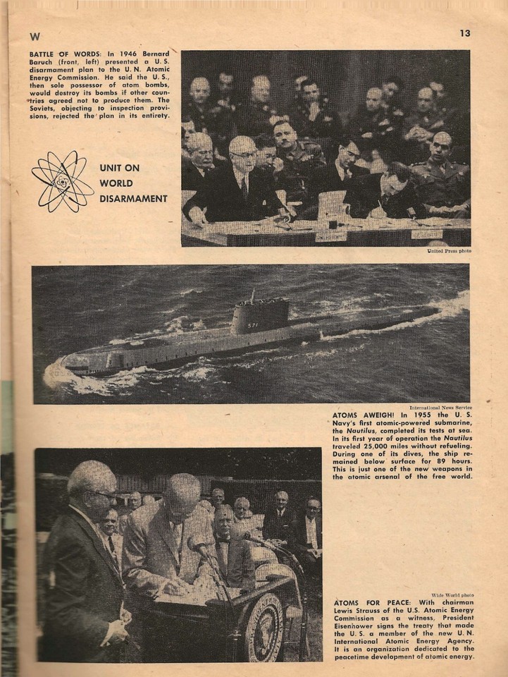 Lot of 11 World Week Scholastic Magazine Year 1957 France Spain Egypt ...