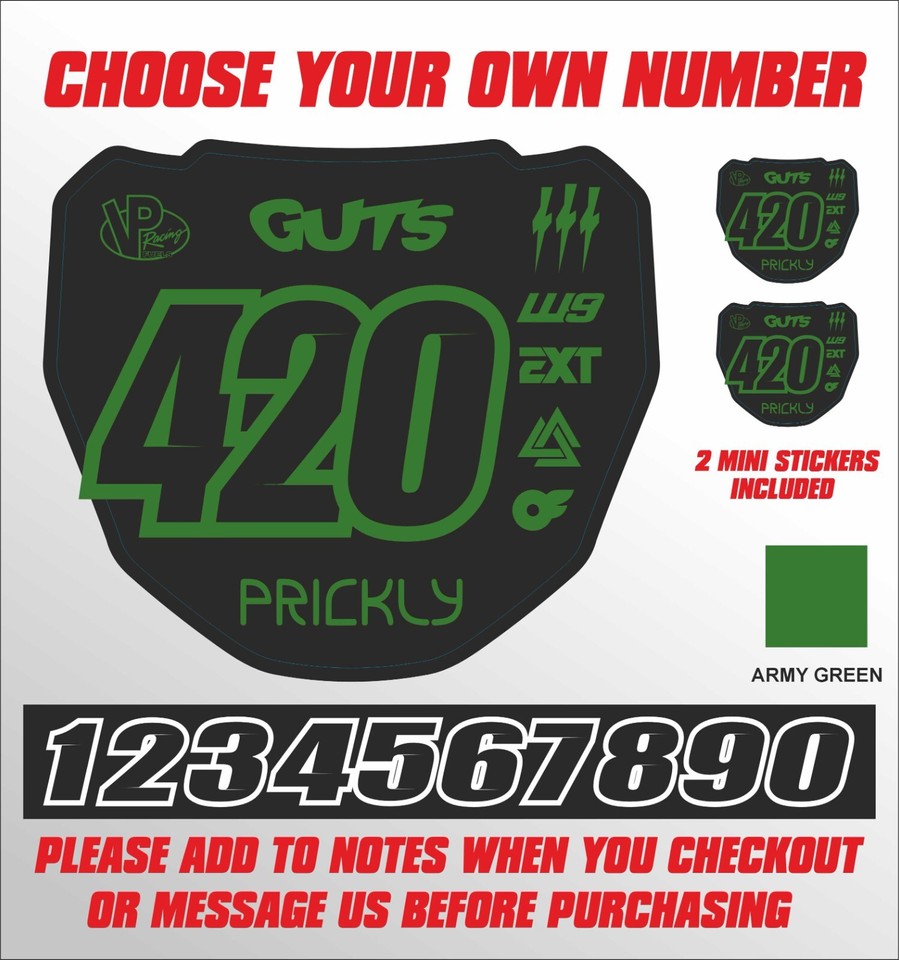 CUSTOM ODI Front Plate GRAPHIC ONLY Surron Talaria LightBee Prickly ...