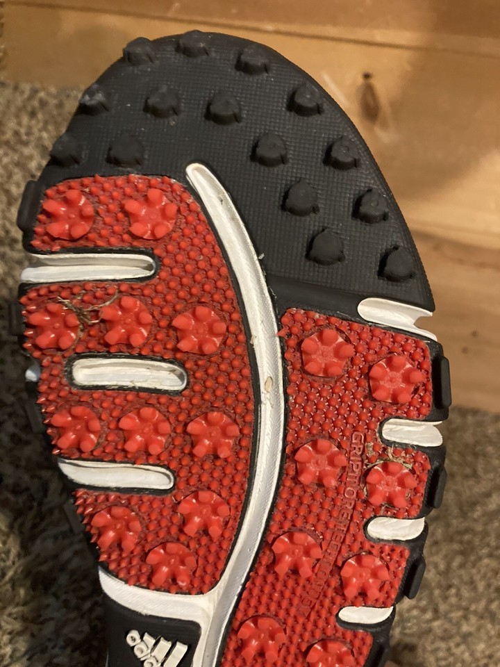 Adidas Men’s Golf Shoes Sneakers EVN 791001 Gray Red Size 9.5 | eBay