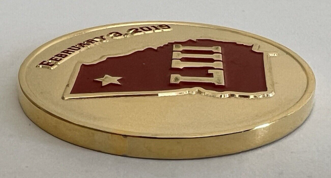 Super Bowl 53 LIII Atlanta Georgia VPSO Challenge Coin | eBay