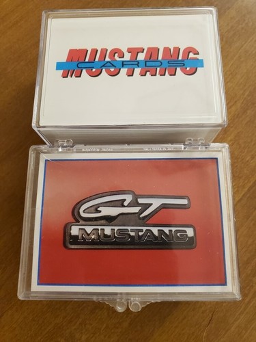 Mustang Cards Series I & II, 210 card base set in snap top boxes MINT ...