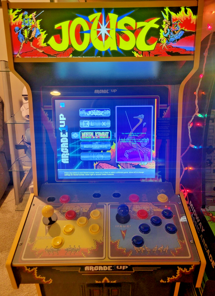 ARCADE 1UP JOUST 14-IN-1 MIDWAY LEGACY EDITION ARCADE GAME CABINET W ...