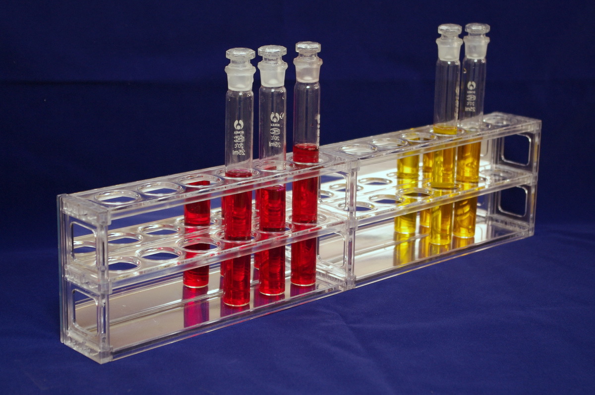 Lab 12 place Polyethylene 100ml NESSLER TUBE RACK (ORGANISM GLASS ) new ...