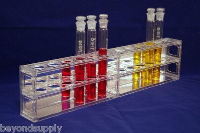 Lab 12 place Polyethylene 100ml NESSLER TUBE RACK (ORGANISM GLASS ) new ...