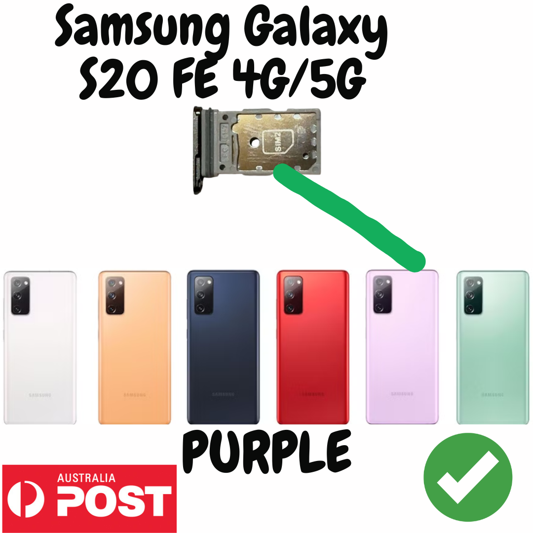 Samsung Galaxy S20 FE 4G / 5G Sim Card Tray Holder, pick your color ...