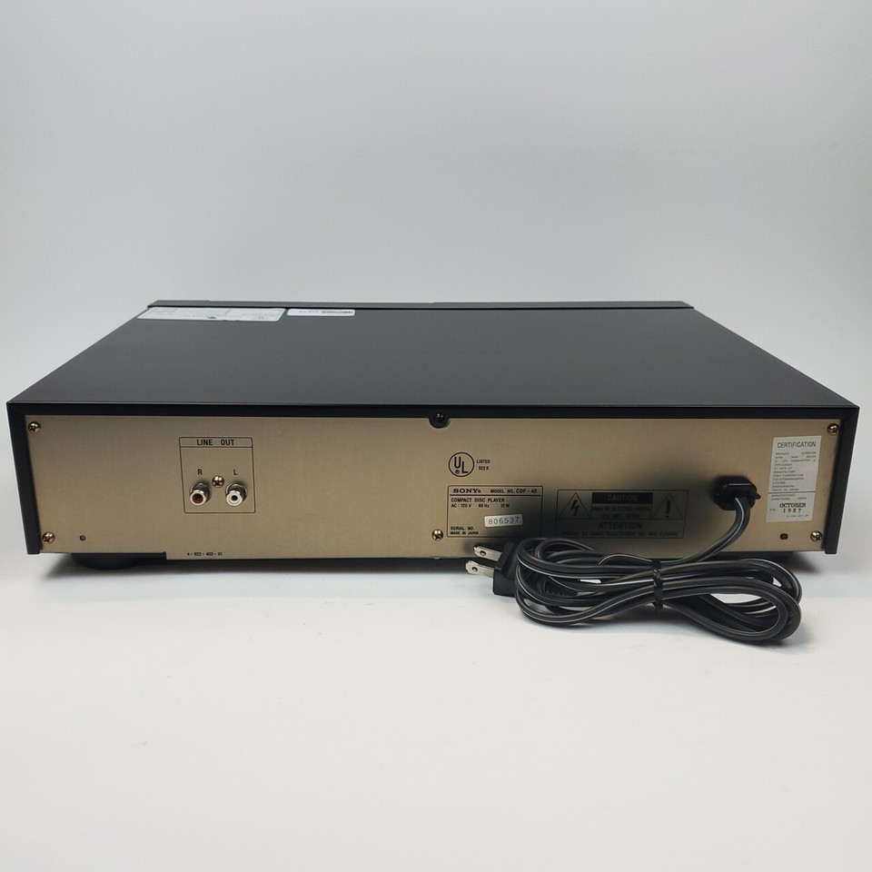 Sony CDP-48 CD Player | Grade B | eBay