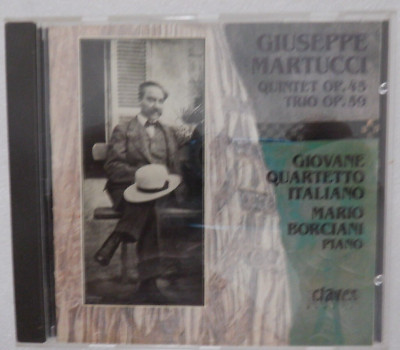 G. MARTUCCI - Kammermusik, GIOVANE QUARTETTO ITALIANO, VERY GOOD IMPORT ...
