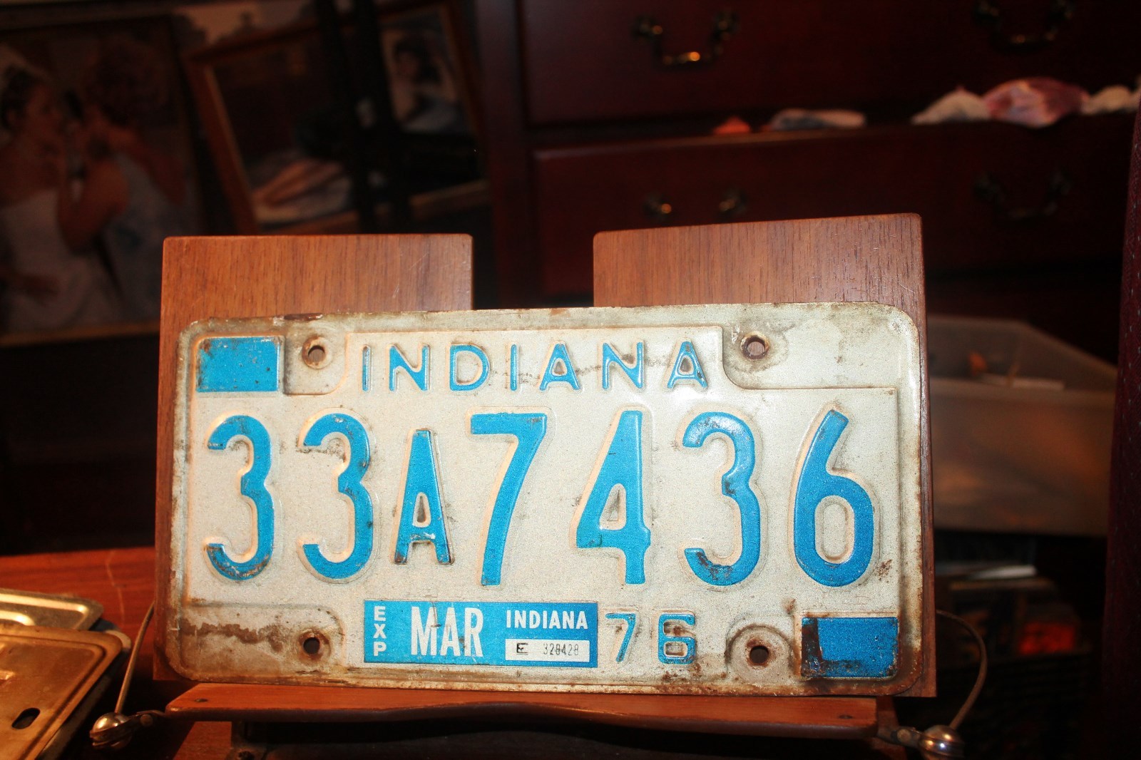 1976 Indiana License Plate 33 A 7436 Henry County | eBay