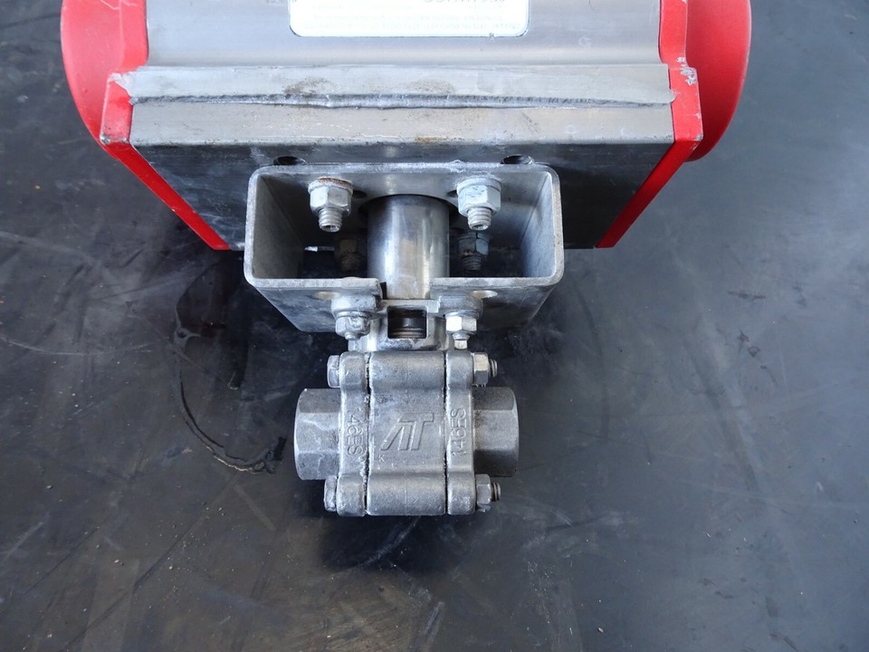 TRIAC CONTROLS ACTUATOR 1/2" Stainless Ball control valve SS316 fisher ...