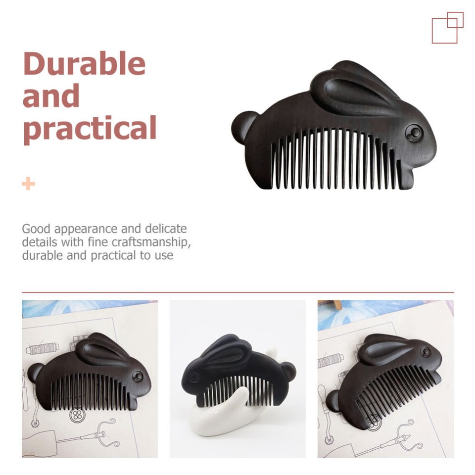 Ebony Comb Wooden for Women Fine Tooth Child Small Combs Mini Hair | eBay