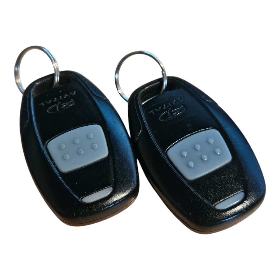 2X PAIR AVITAL REMOTE START FOB TRANSMITTER GRAY 1 BUTTON EZSDEI471H ...