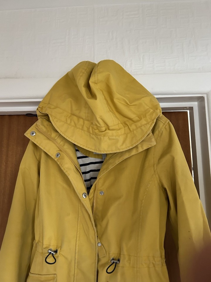 Joules Yellow Right As Rain Coat Size 8 | eBay UK