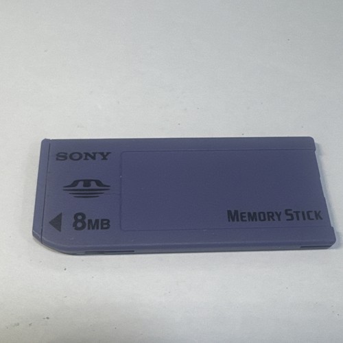 Genuine Sony MSA-8A 8MB Memory Stick for Very old HandyCam & Digital ...