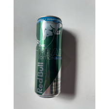 4 Cans Red Bull Crisp PEAR Edition Sugar Energy Drink Discontinued 12oz ...