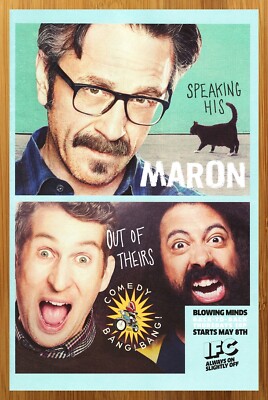 2014 IFC Maron/Comedy Bang! Bang! Print Ad/Poster TV Series Show Promo ...