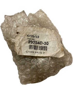 29384D-30 3" Check Valve For Vactor Rodder Pump New # 507349-30 | eBay