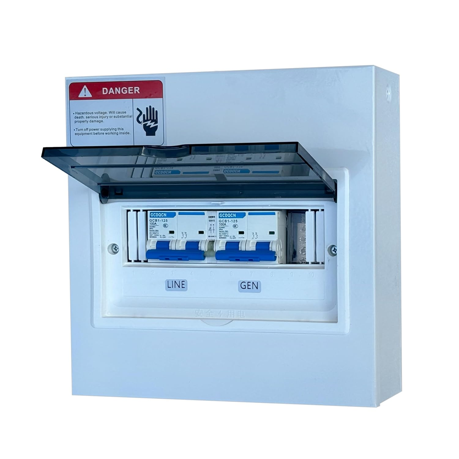 Generator Transfer Switch, 100A Manual Transfer Switch, 120/240V ...