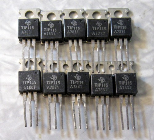 (20) Vintage NOS Texas Instruments TIP115 Darlington PNP Power ...