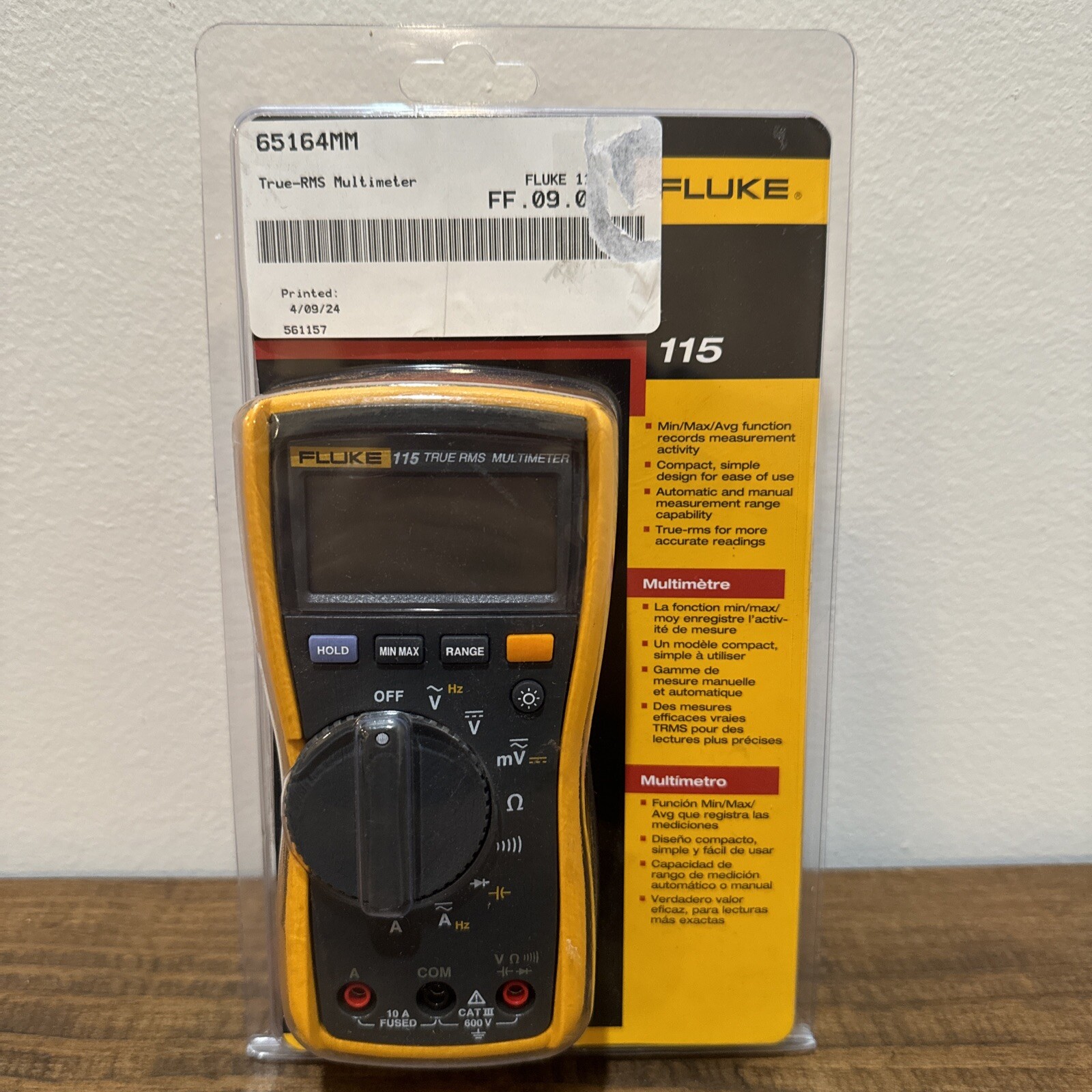 Fluke 600V Digital Multimeter - FLUKE-115