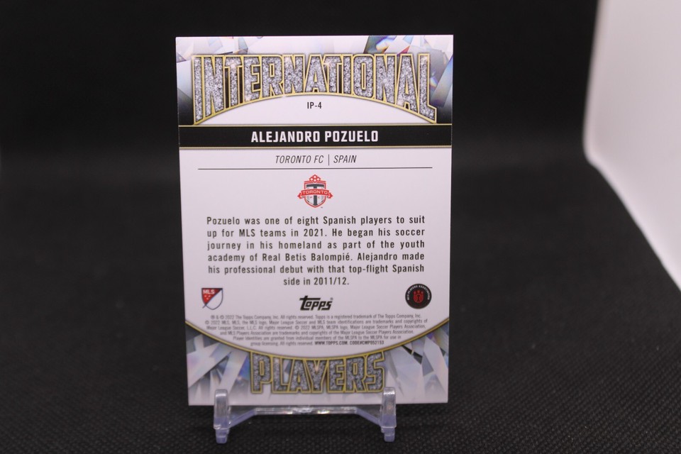 2022 Topps MLS International Insert IP-4 ALEJANDRO POZUELO | eBay