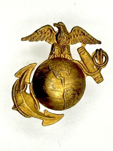 M1937 USMC Dress EGA Enlisted Cover WW2 Marine Corps Econo Lead | eBay