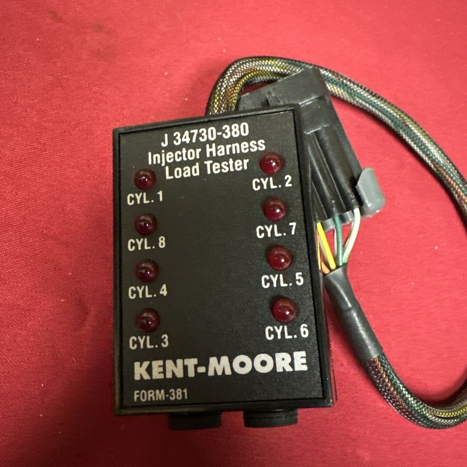 Kent Moore Fuel Injector Harness Load Tester J-34730-380 | eBay