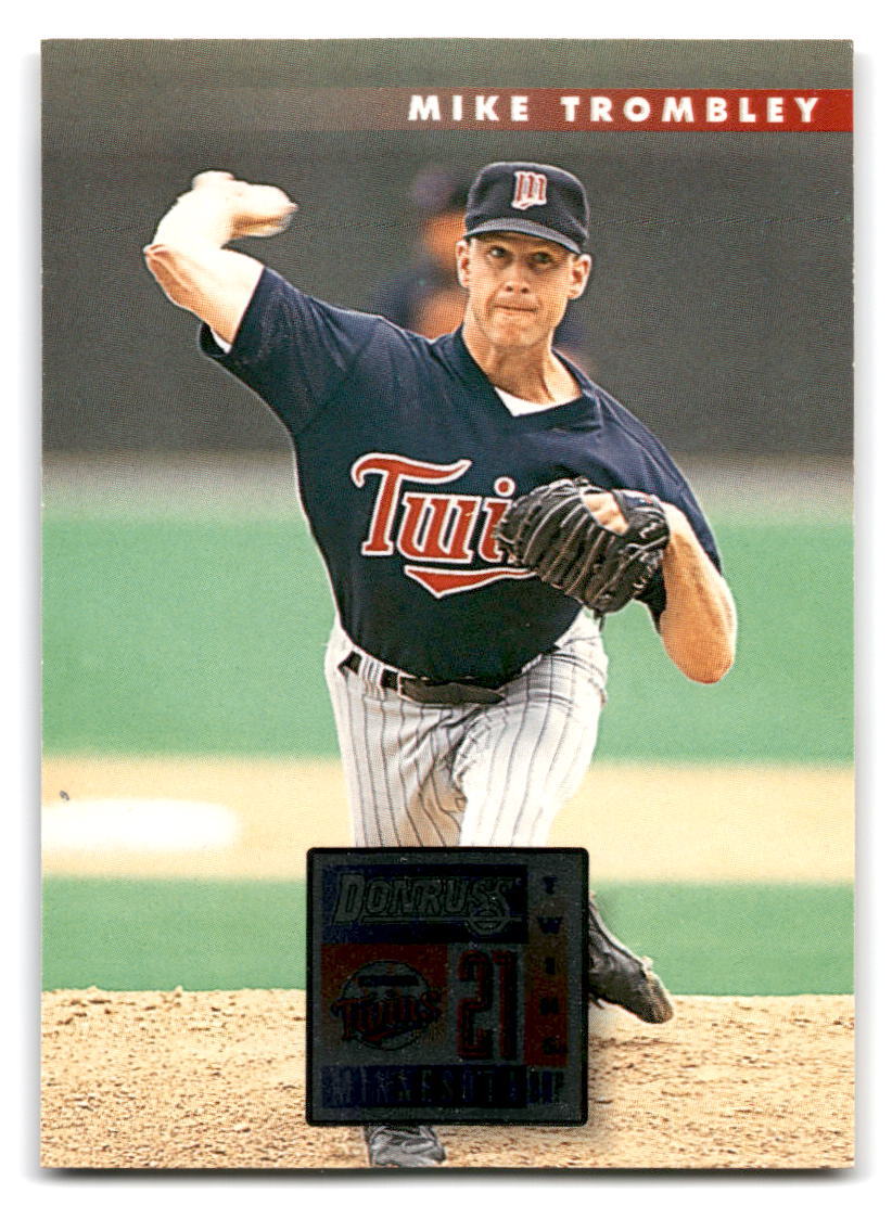 Mike Trombley 1996 Donruss #340 Minnesota Twins BASEBALL | eBay