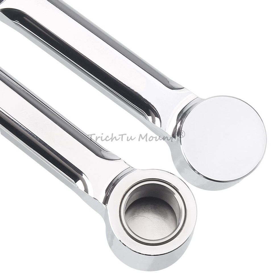 Chrome Front Fender Mount Bracket Kit For Harley Softail Springer FXSTS ...